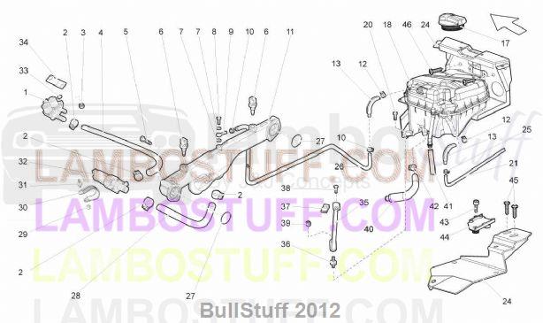 2007 Lamborghini GALLARDO SPYDER ARABIA WATER COOLING SYSTEM (121.05.00)