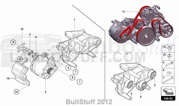 2021 Lamborghini AVENTADOR SVJ COUPE EUROPE ALTERNATOR AND SINGLE PARTS ...