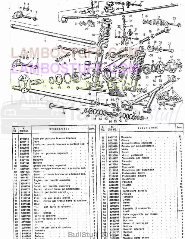1974 - 1978 Lamborghini Countach LP400 USA Rear Suspension (25)