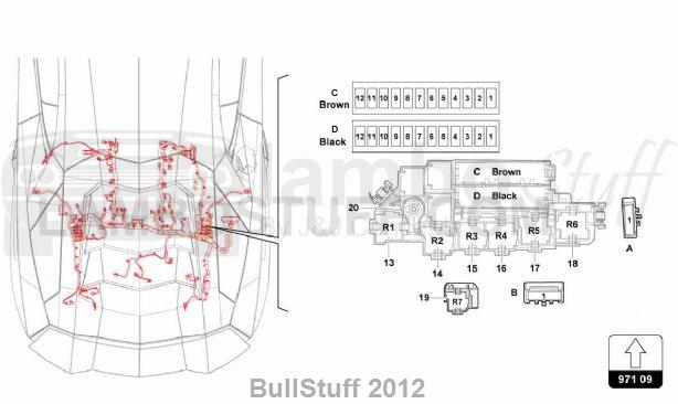 2018 Lamborghini AVENTADOR S USA FUSES (971.09.00)